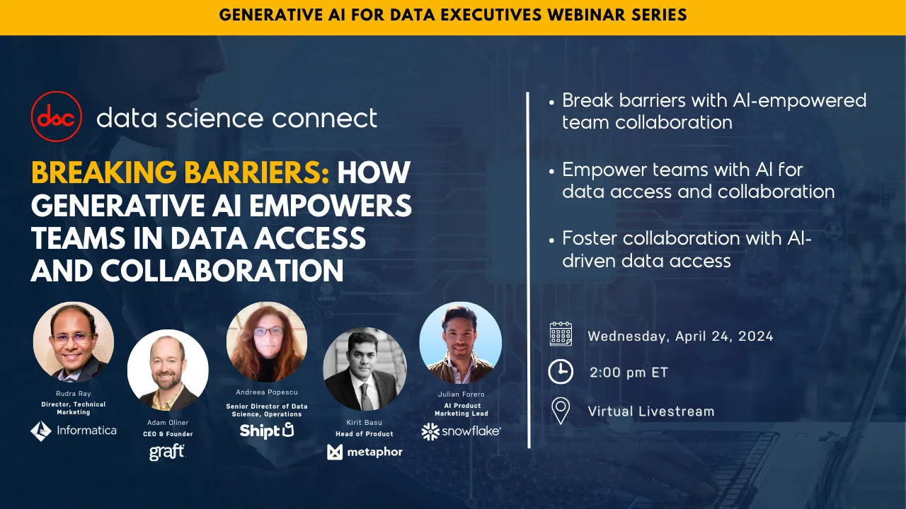 Democratizing Data: Accessibility With Generative AI Webinar