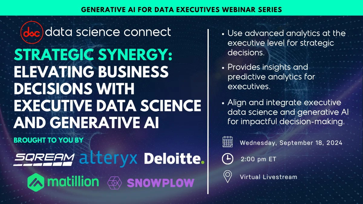 AI And Management: Executive Data Science & Generative AI Webinar
