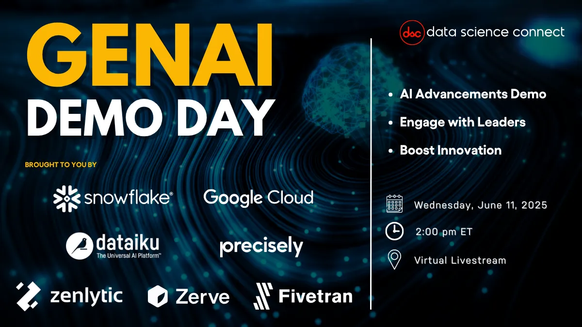GenAI Demo Day Q2: Spotlight On GenAI Innovations That Deliver » Data Science Connect